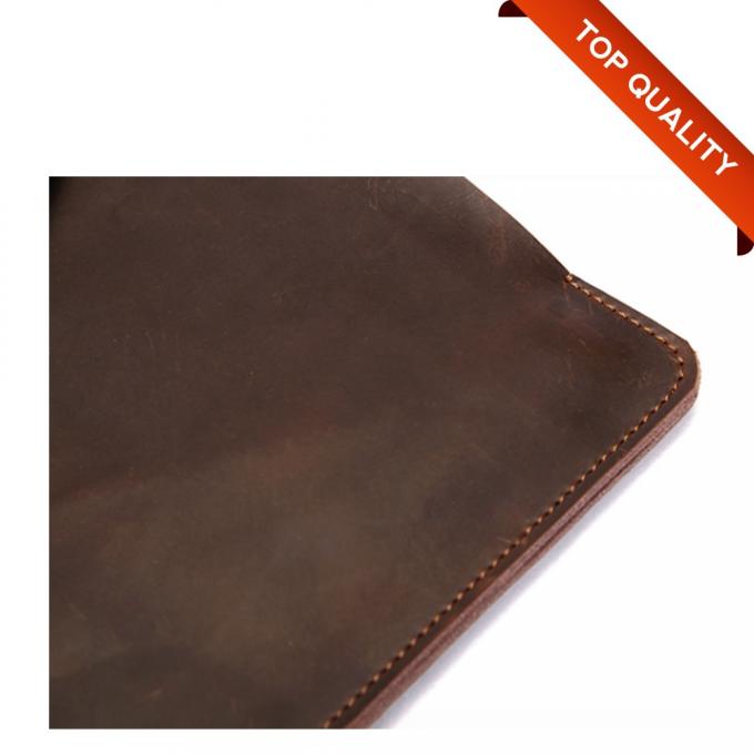 A4 Size Brown Envelope Style Laptop Sleeve Genuine Documents Leather ...