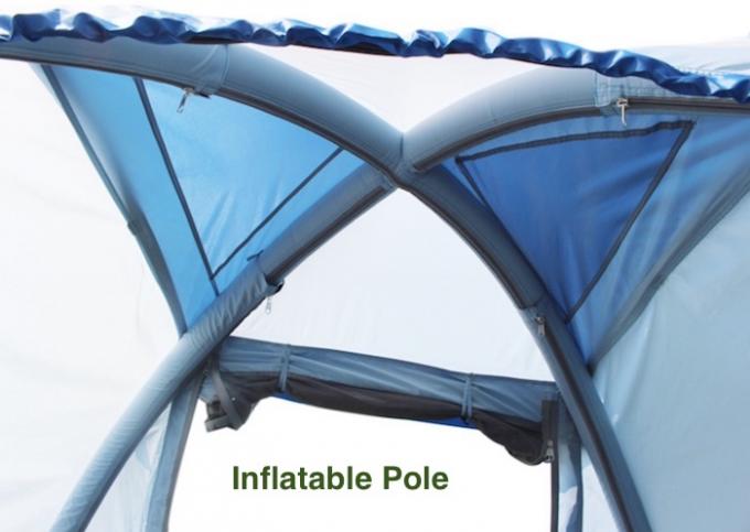 TPU Pole Inflatable Outdoor Tents Inflatable Air Dome Tent Blue ...